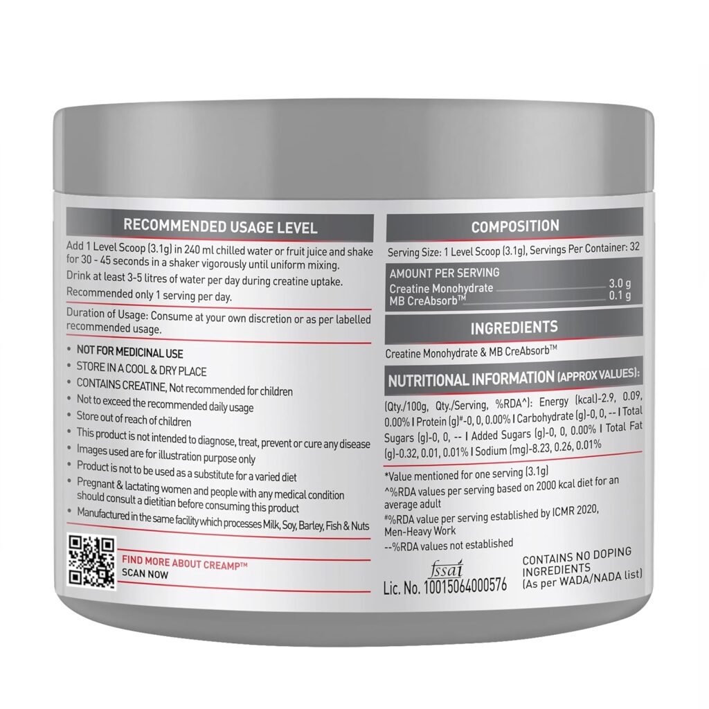 Muscleblaze Creatine Monohydrate CreAMP - Supplementro